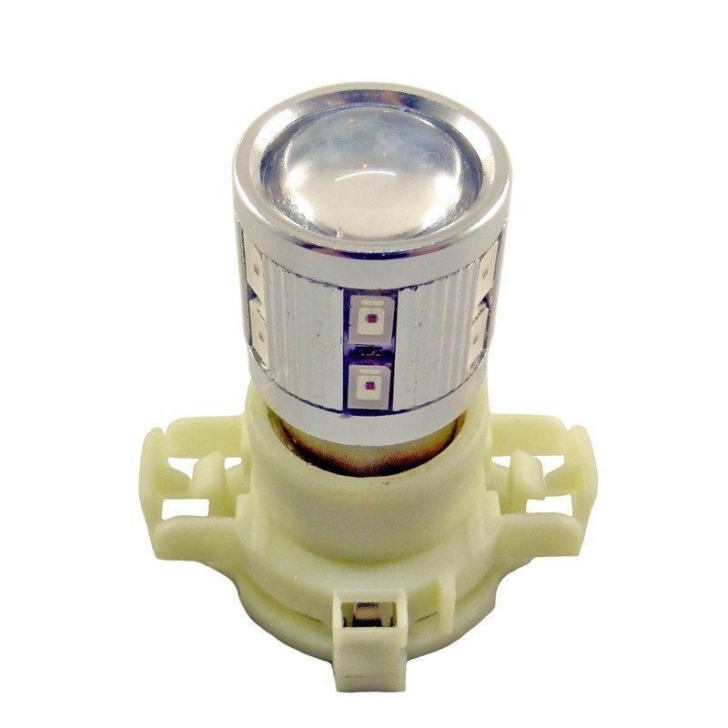 Ampoule Led PY24W à 12 +1 leds Ambres - Led-effect